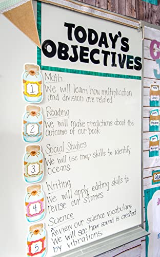 Teacher Created Resources Shabby Chic Mason Jars Accents (77191)