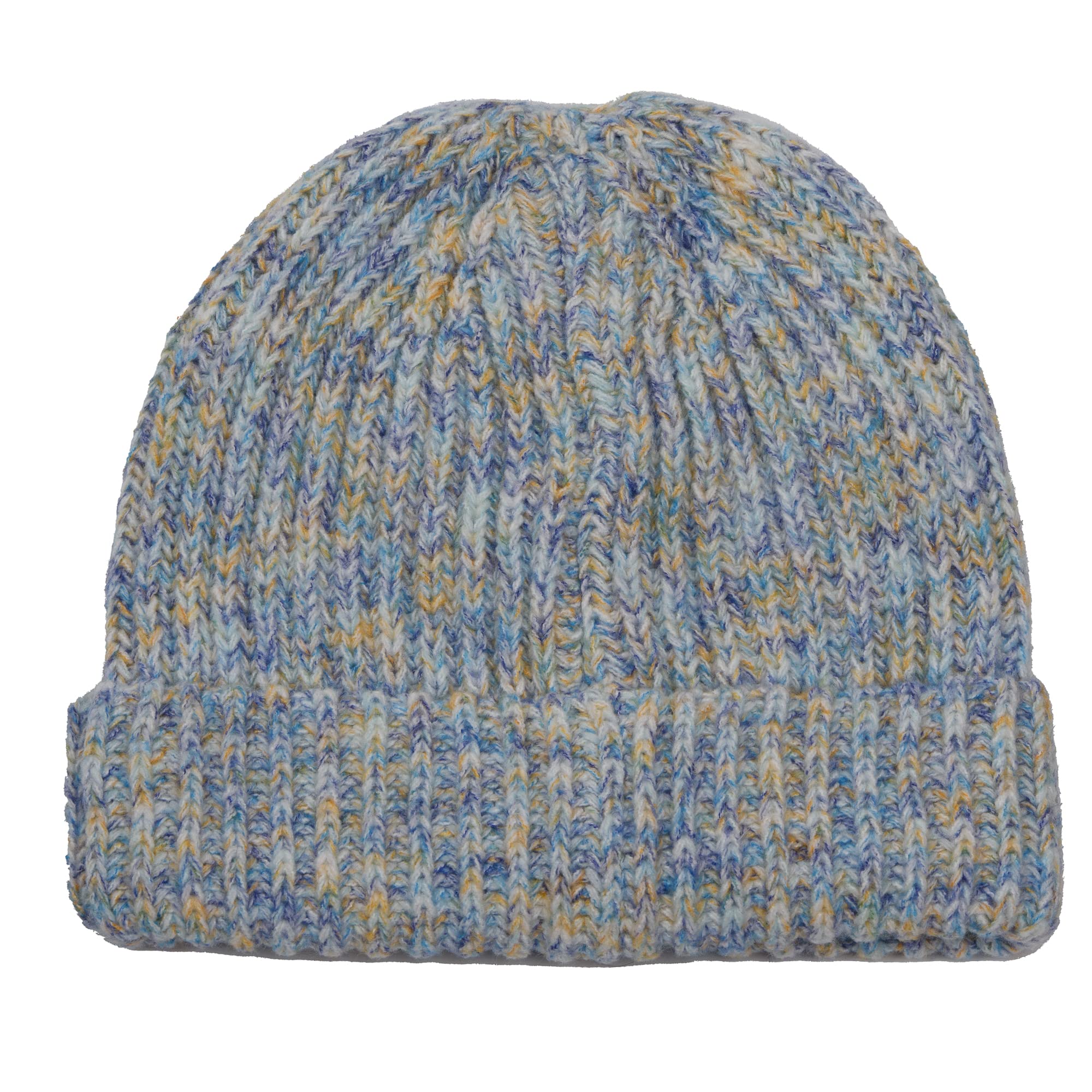 Disney Mandalorian Adult Cuffed Space Dyed Ribbed Beanie with Embroidered GROGU -Baby YODA- Patch Grey