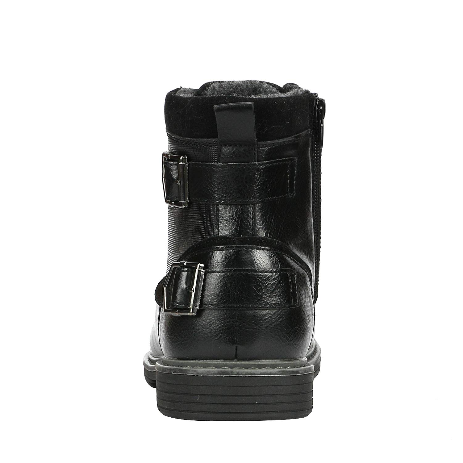 Bruno Marc Men's Motorcycle Boots Oxford Dress Boot,Black,Size 12,PHILLY_10