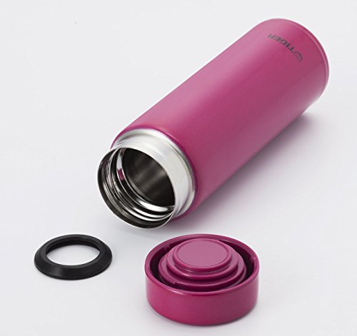 Tiger Water Bottle 300ml Stainless Mini Bottle Sahara Mug Lightweight MUJURYOKU Passion Pink MMP-G031-PA
