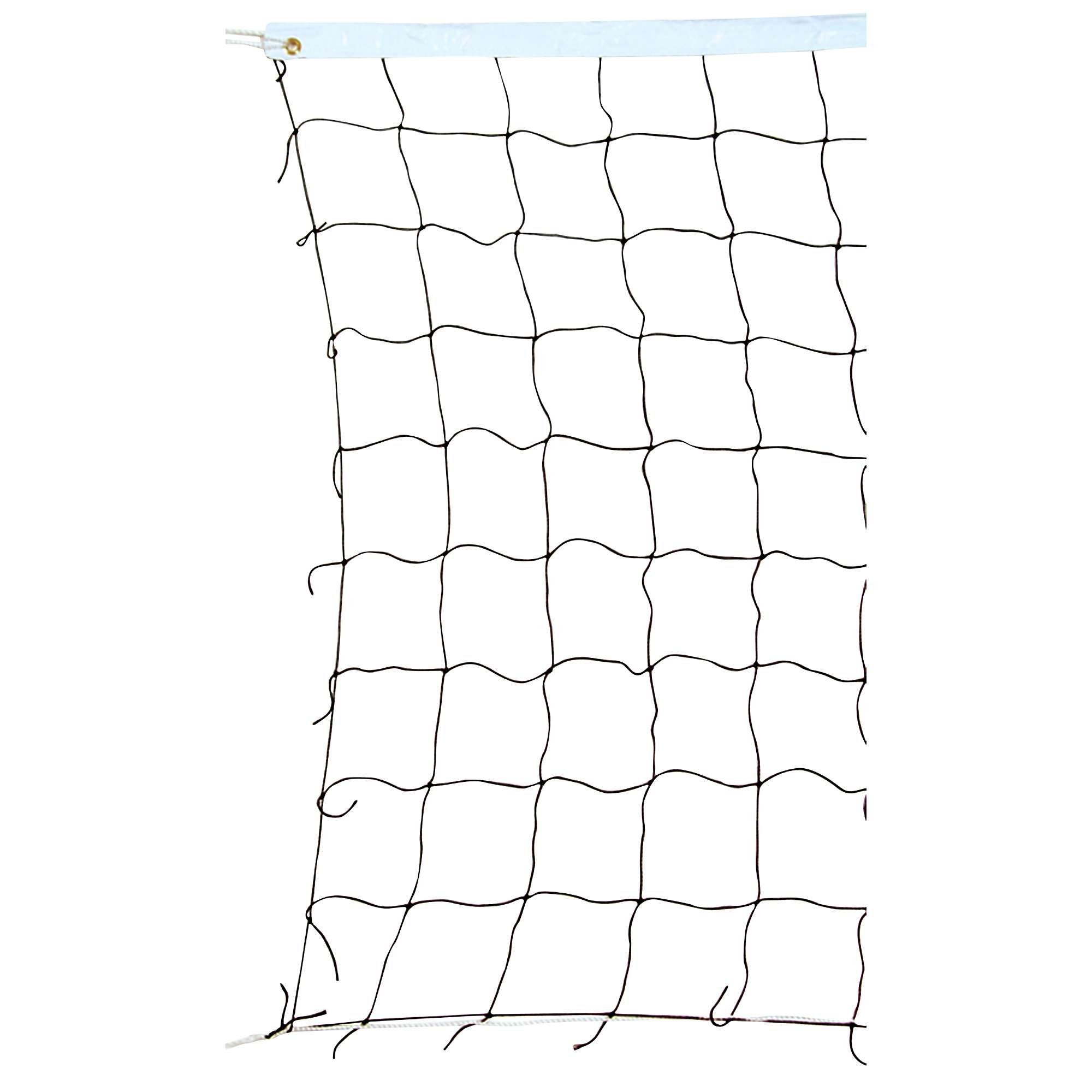 Champro Twisted Volleyball Net (Black/White, 1.7-mm)