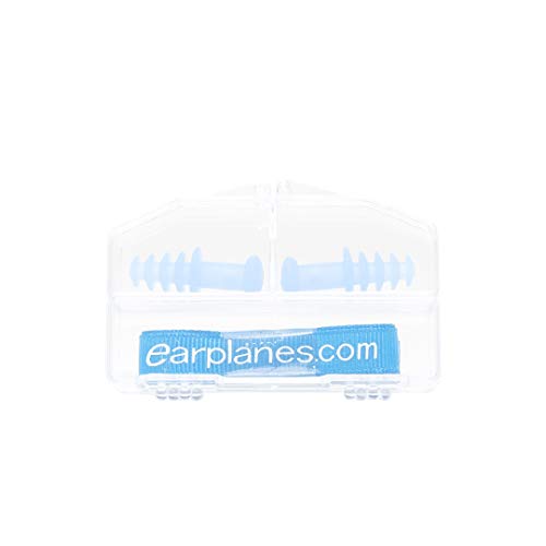 EP2 by Cirrus Healthcare Second Generation EarPlanes Earplugs Ear Protection from Flight Air and Noise Sound (2 Reusable Pair)