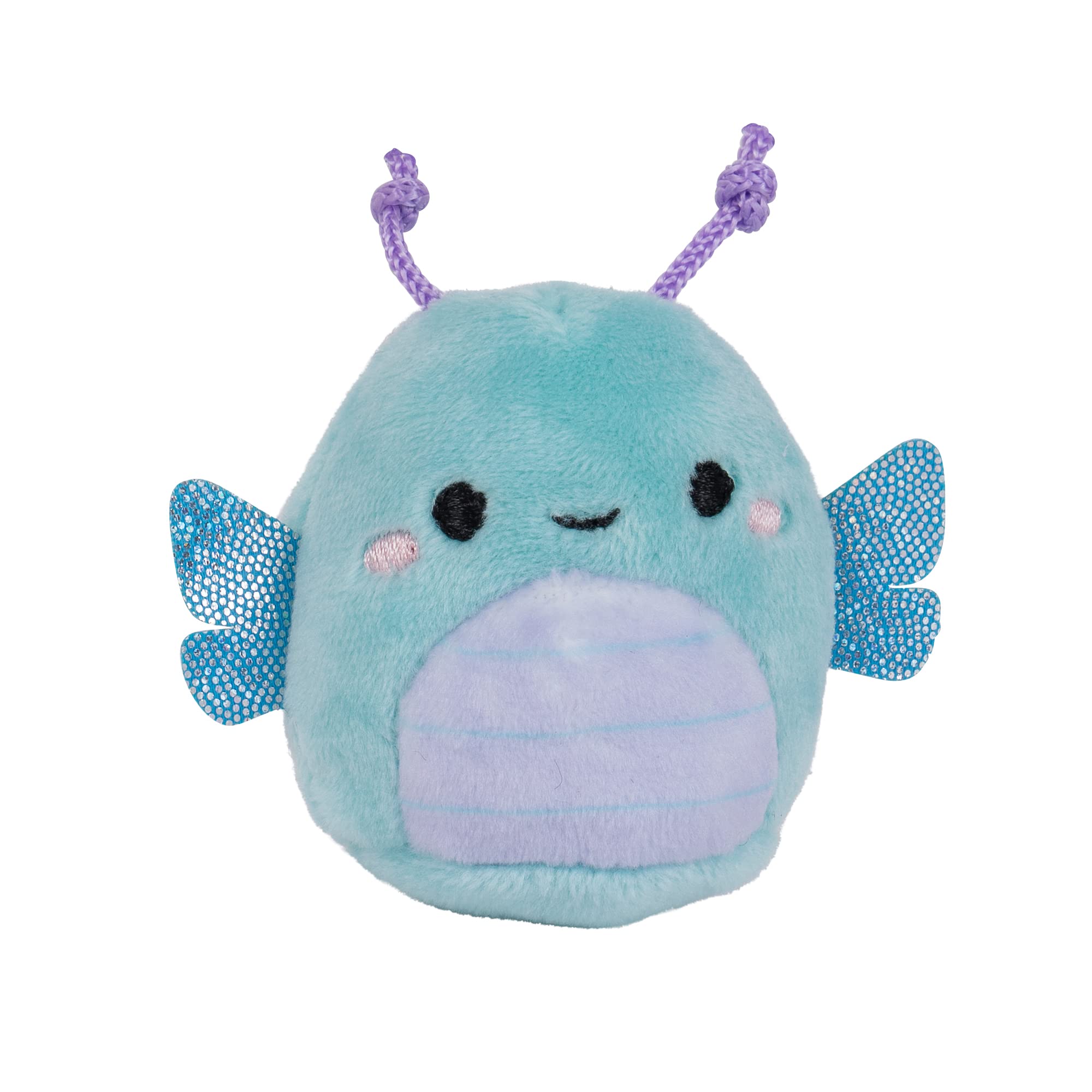 Squishville by Squishmallows SQM0158 Mall-Two 2” Mini-Squishmallow Plush Characters, Themed Play Scene, Plus 4 Accessories Bag, Shopping Cart, Cash Register, Arcade Machine, Multi