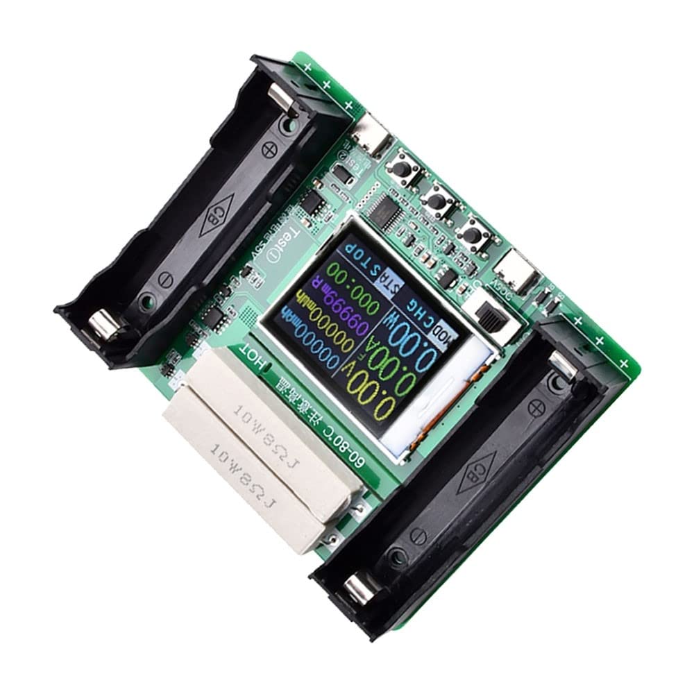 DONGKER 18650 Battery Capacity Tester,Charging Discharging Module 1.77" TFT Display Module for Measure 18650 Lithium Battery
