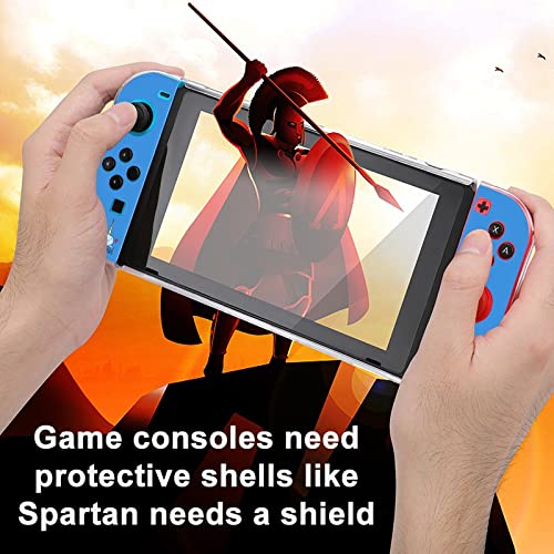 Blue Narwhal Protective Case Cover for Nintendo Switch Shock-Absorption Anti-Scratch Design