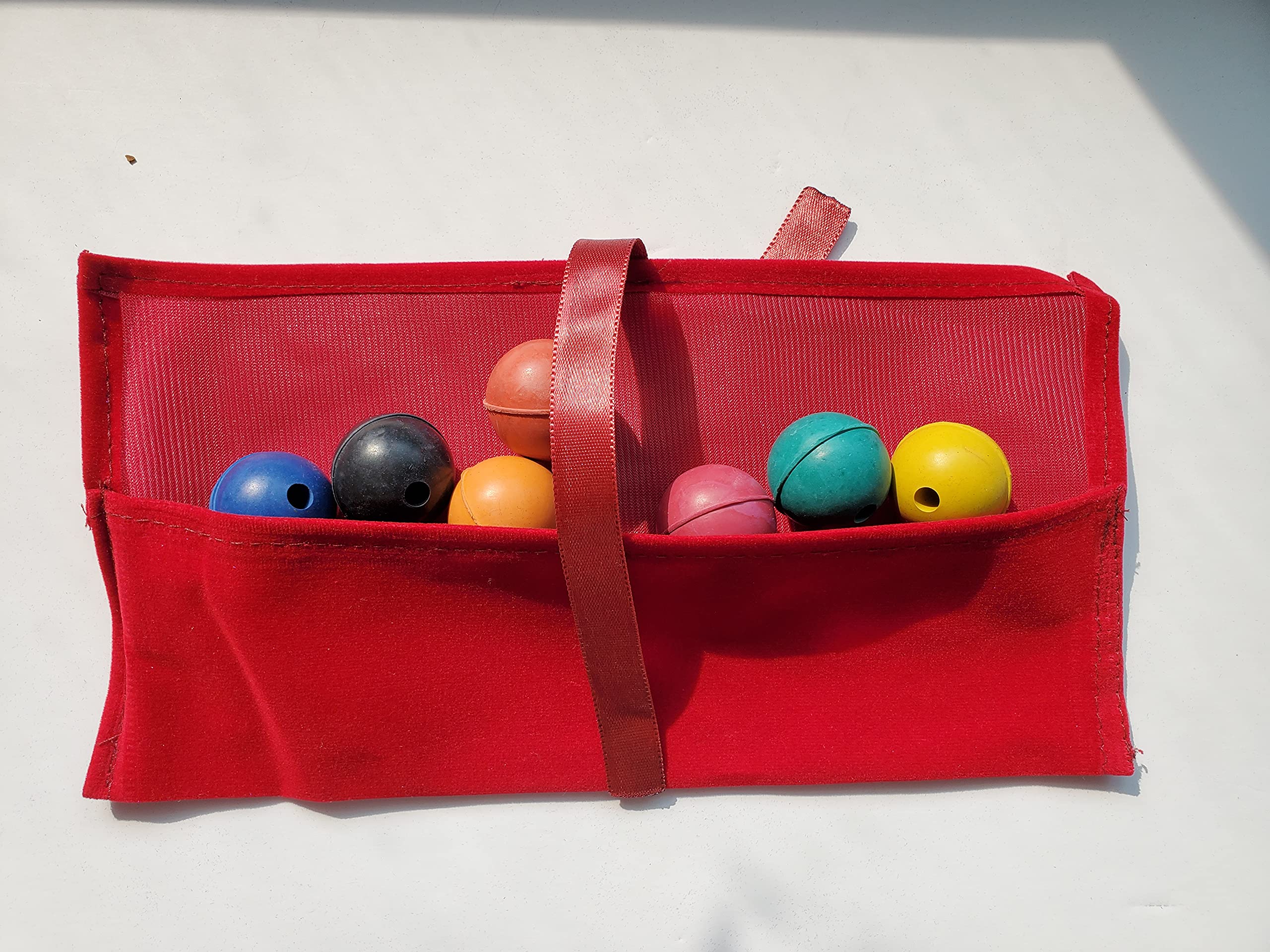 Color Removable Balls for Tuning Forks including Velvet pouch