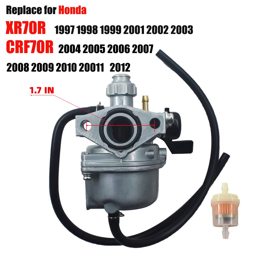 Carburetor & Fuel Switch Valve Petcock Replace for Honda CRF70 XR70 CRF70F XR70R Carb Replace16100-GCF-672