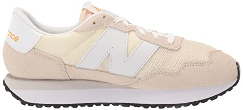 New Balance Women's 237 V1 Sneaker, Calm Taupe/White, 10