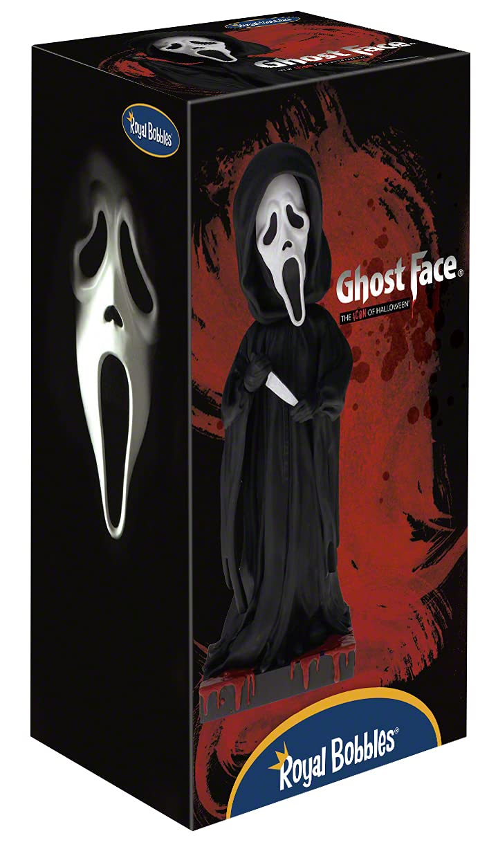 Royal Bobbles Ghost Face Collectible Bobblehead Statue