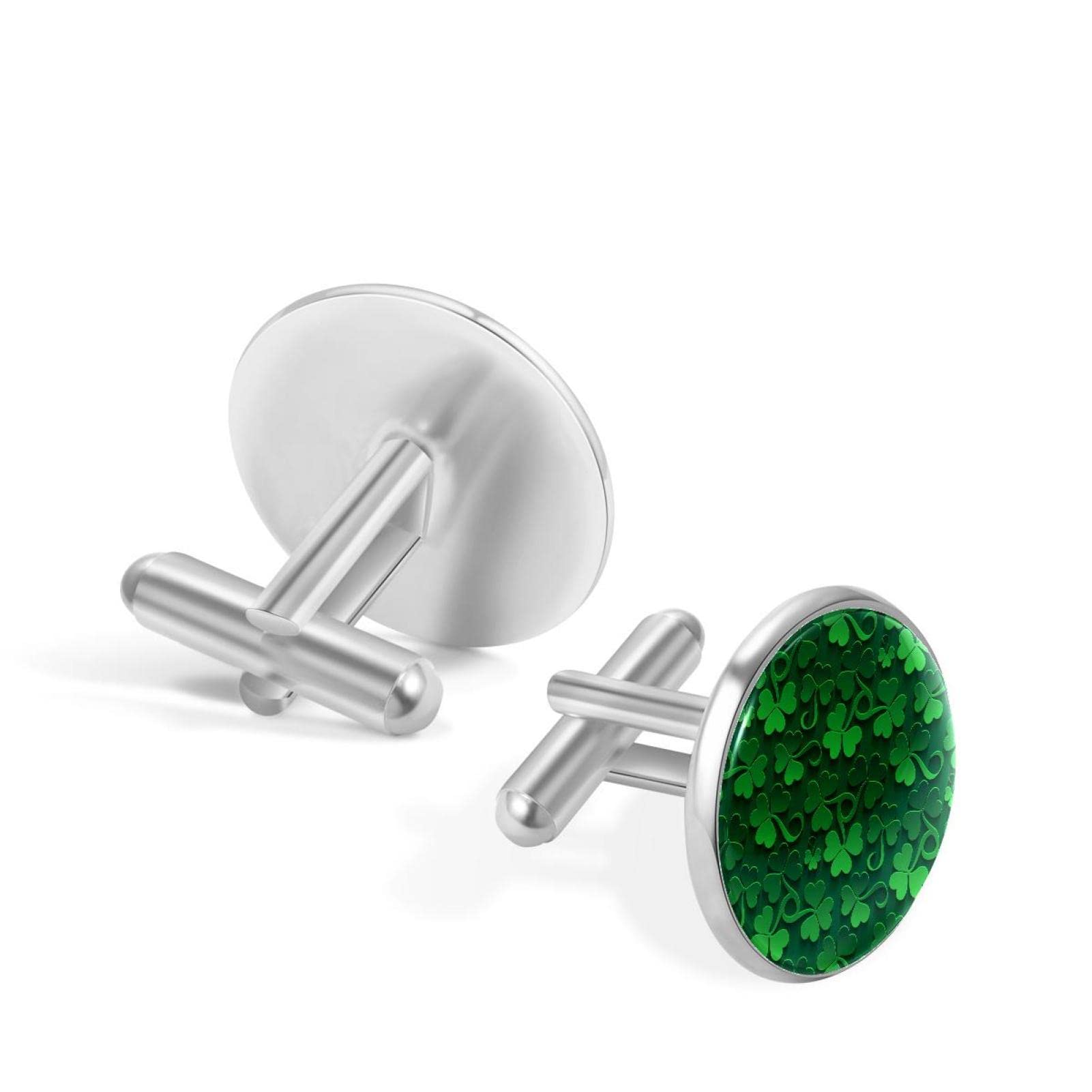 Cufflinks for Men,Shirt Cuff Links,happy st.patrick's day,Men's Cuff links,Stainless Steel Cufflinks Wedding