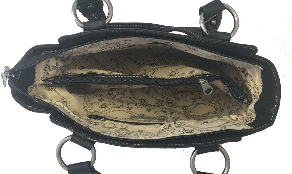 Montana West MW250G-8250 Concealed Handgun Collection Handbag Brown