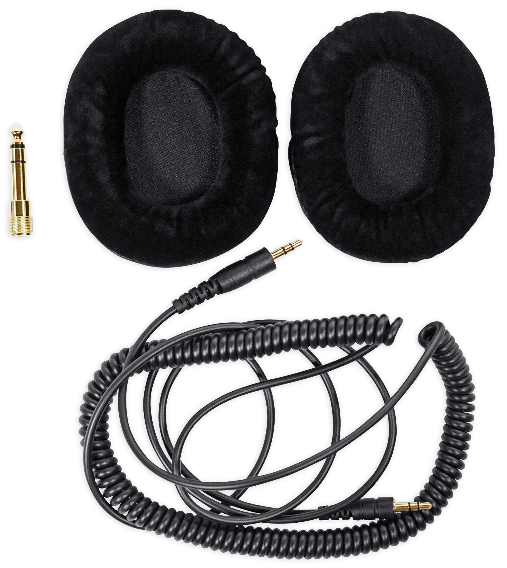 Rockville G-AMP 40 Guitar Combo Amplifier Amp Bluetooth/Mic in/USB/Footswitch Bundle with Rockville PRO-M50 Studio Headphones w/Detachable Coil Cable, Case with Extra Ear Pad