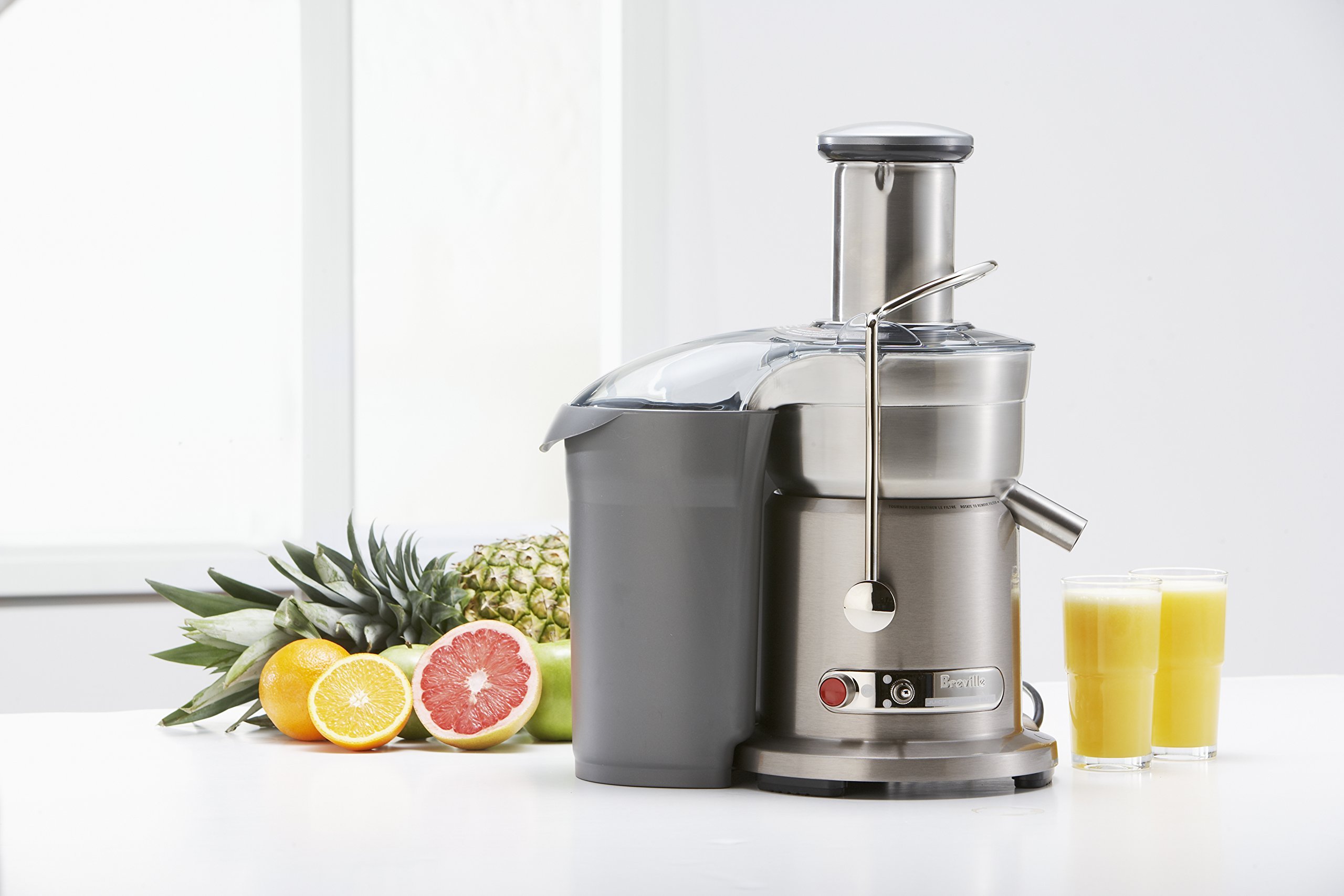 Breville 800JEXL Juice Fountain Elite 1000-Watt Juice Extractor (Renewed)