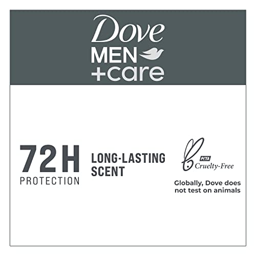 DOVE MEN + CARE Deodorant Stick for Men Midnight Classico 3 Count Aluminum Free 72-Hour Odor Protection Mens Deodorant With Essential Oils & 1/4 Moisturizing Cream 3oz