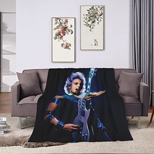 Mick Ronson Throw Blanket Super Soft Flannel Fleece Blankets for Home Bed Sofa 60"x50"