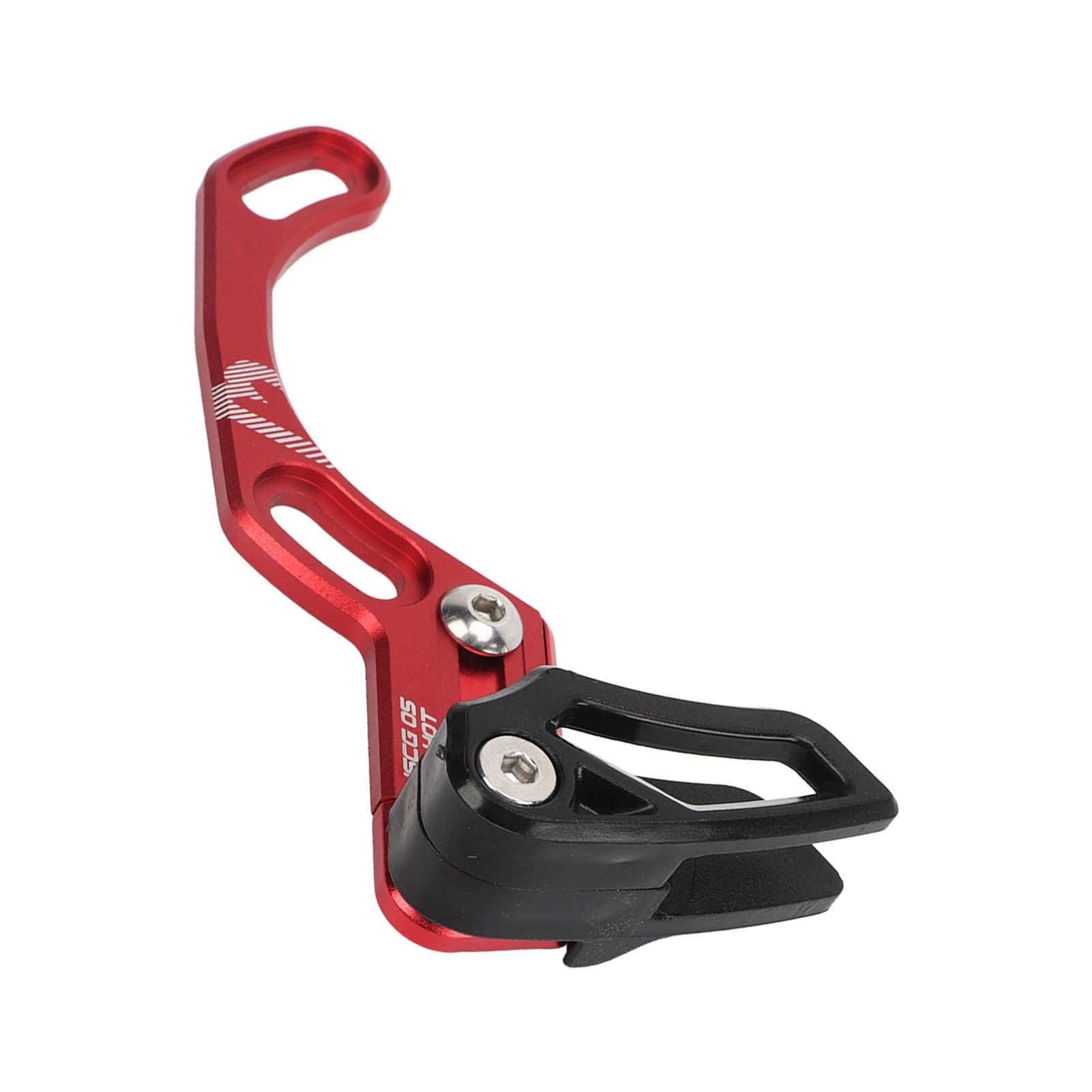 DAUERHAFT Cycling Chain Guide, Replacement Red Aluminum Alloy Bike Chain Guide Lightweight Easy Installation for Road Bike