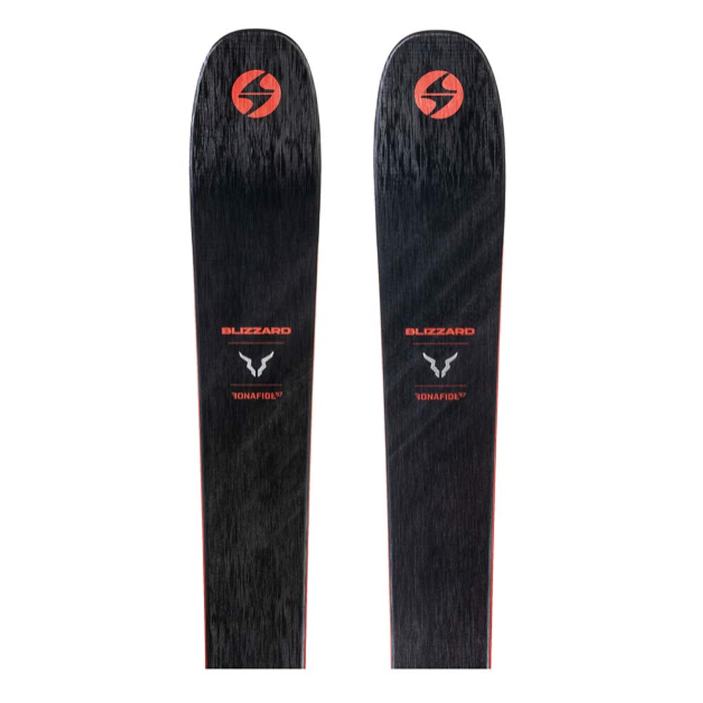Blizzard Men's Bonafide 97 All-Mountain Off-Trail Stiff Skis, Black/Red, 171 cm