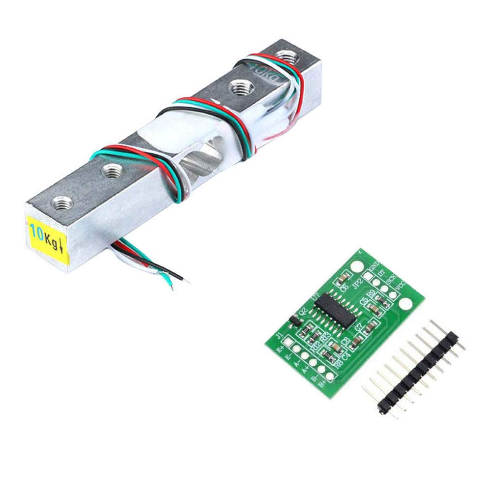 CHENBO 10kg Load Cell Weight Sensor + HX711 ADC Converter Breakout Module Scale Load Cell Weight Weighing