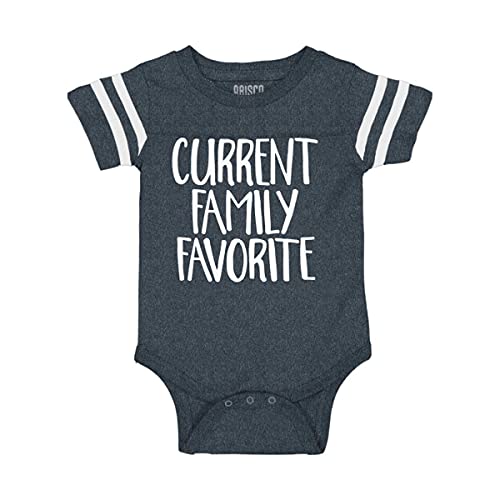 Brisco Brands Current Family Favorite Babies Humor Football Romper Boy Girl
