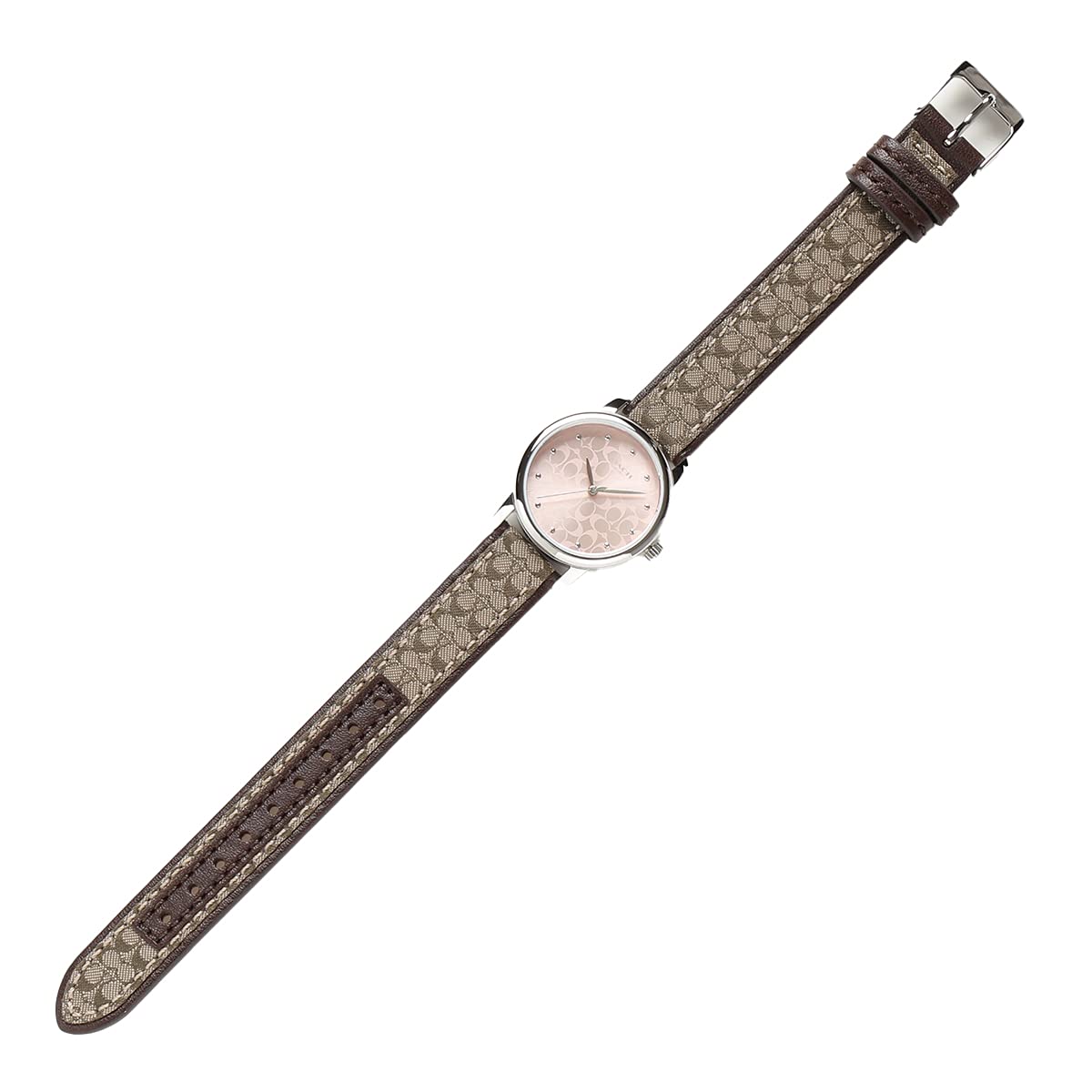 COACH 14503399 Small Pink Dial Signature Logo Women's Watch