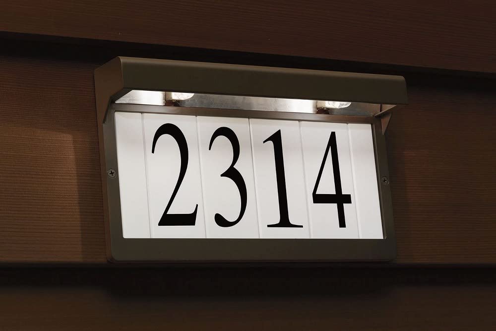 Kichler 43800BKTLED Address Light