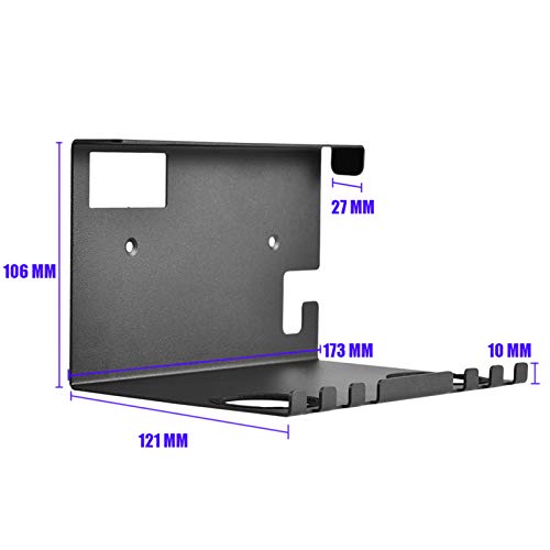 SALUTUY Switch Holder, Switch Brackcet 6.8 X 4.8 X 4.2inch Fixes Tightly Maximize Your Workspace,for Game Host