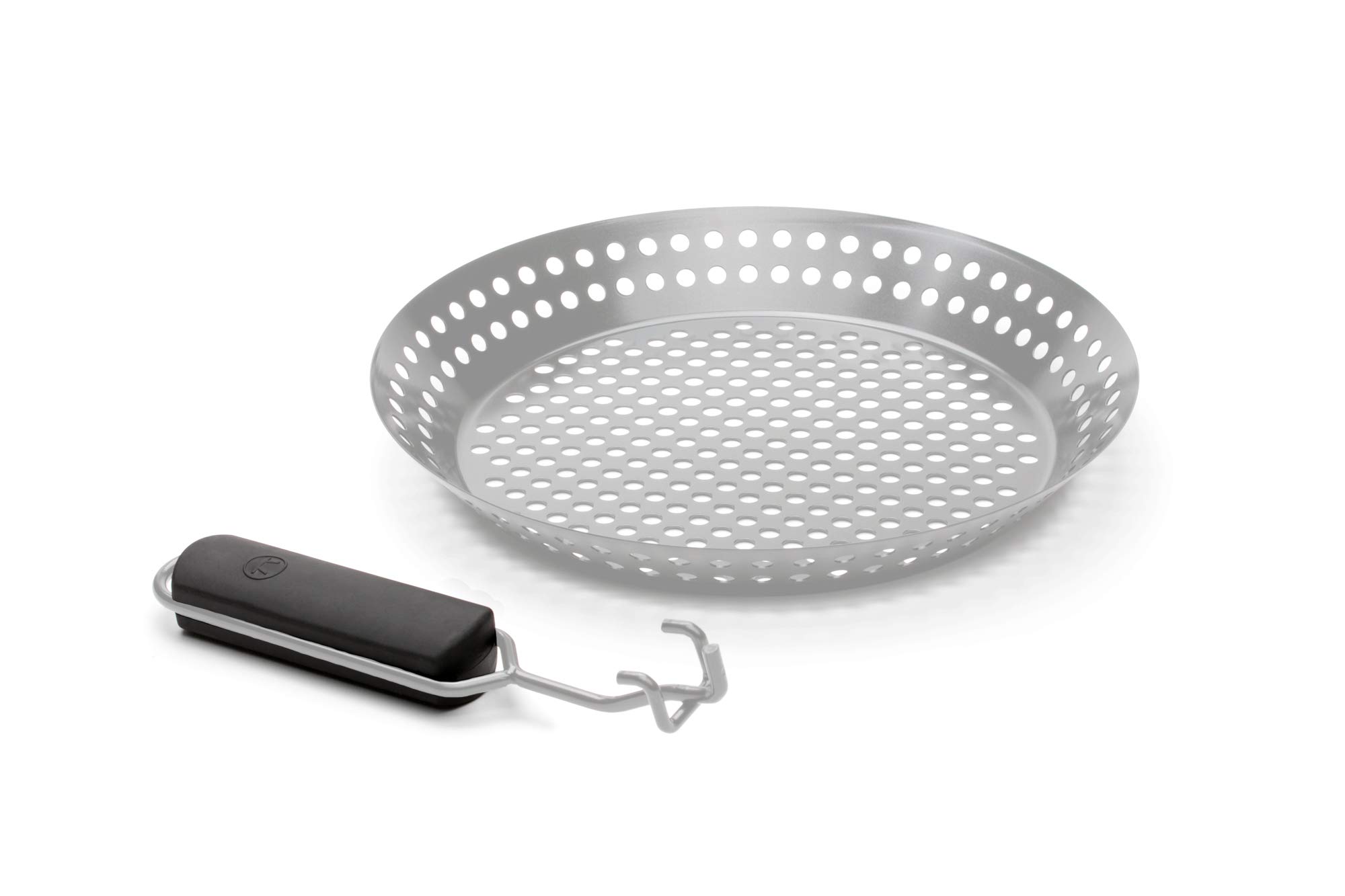Outset Grill Skillet With Removable Handle, Stainless Steel
