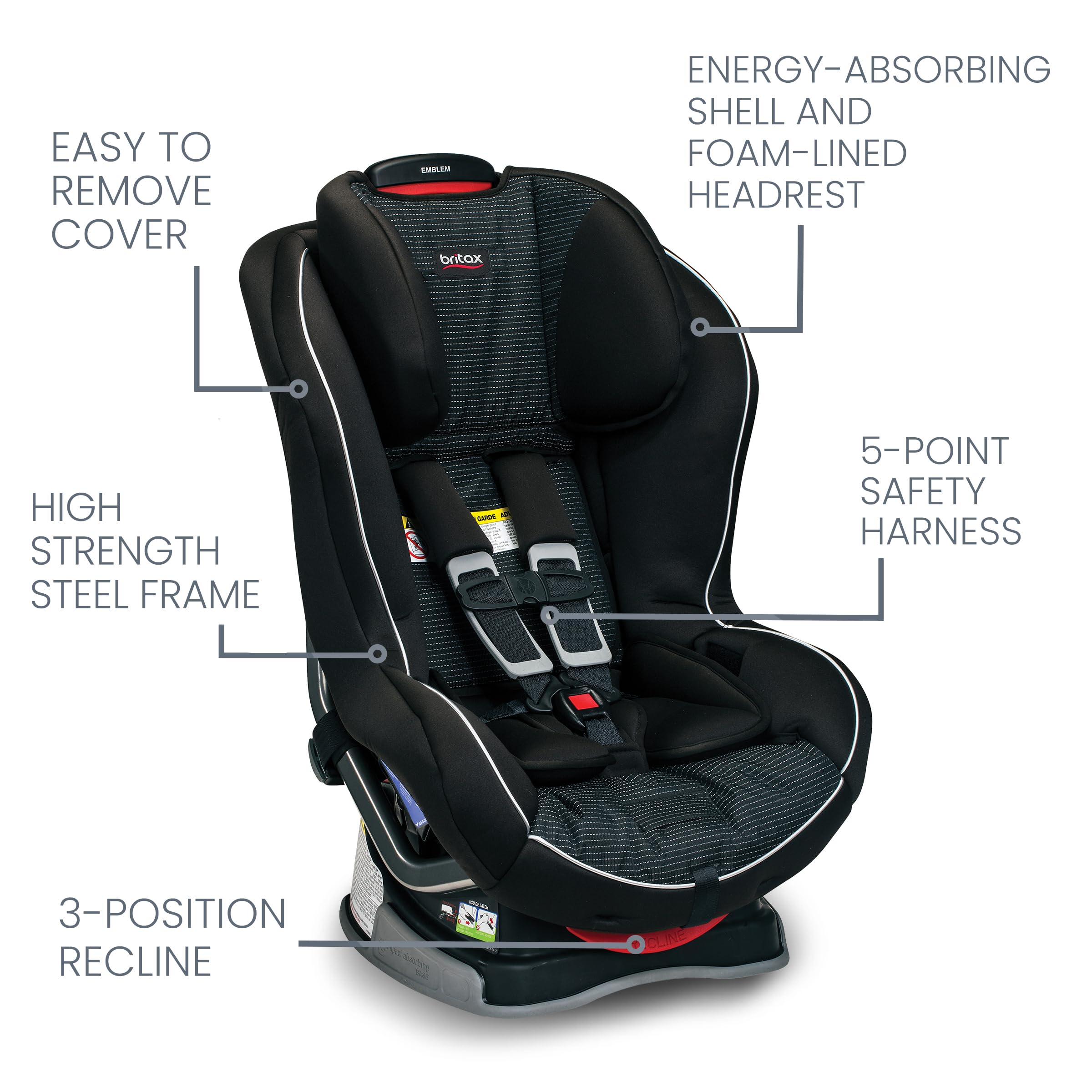 Britax Emblem 3 Stage Convertible Car Seat, Fusion