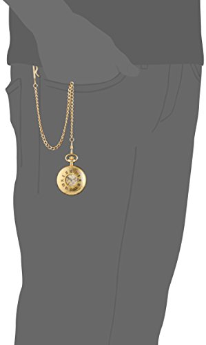 Charles-Hubert, Paris Gold-Plated Mechanical Pocket Watch