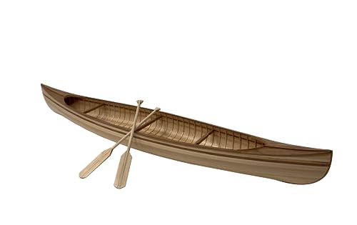 Midwest Canadian Canoe 1:8 - Wooden Ship Model Building Kit for Adults DIY Woodcraft Self Assembly