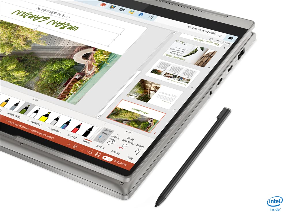 Lenovo Yoga 9i 2-in-1 14.0" 4K IPS 500Nits Touch Laptop, i7-1195G7, Evo Iris Xe Graphics, Max Battery Life 17hr, Thunderbolt 4, Wi-Fi 6, Fingerprint, W/Stylus+HDMI Cable (16GB RAM | 2TB PCIe SSD)