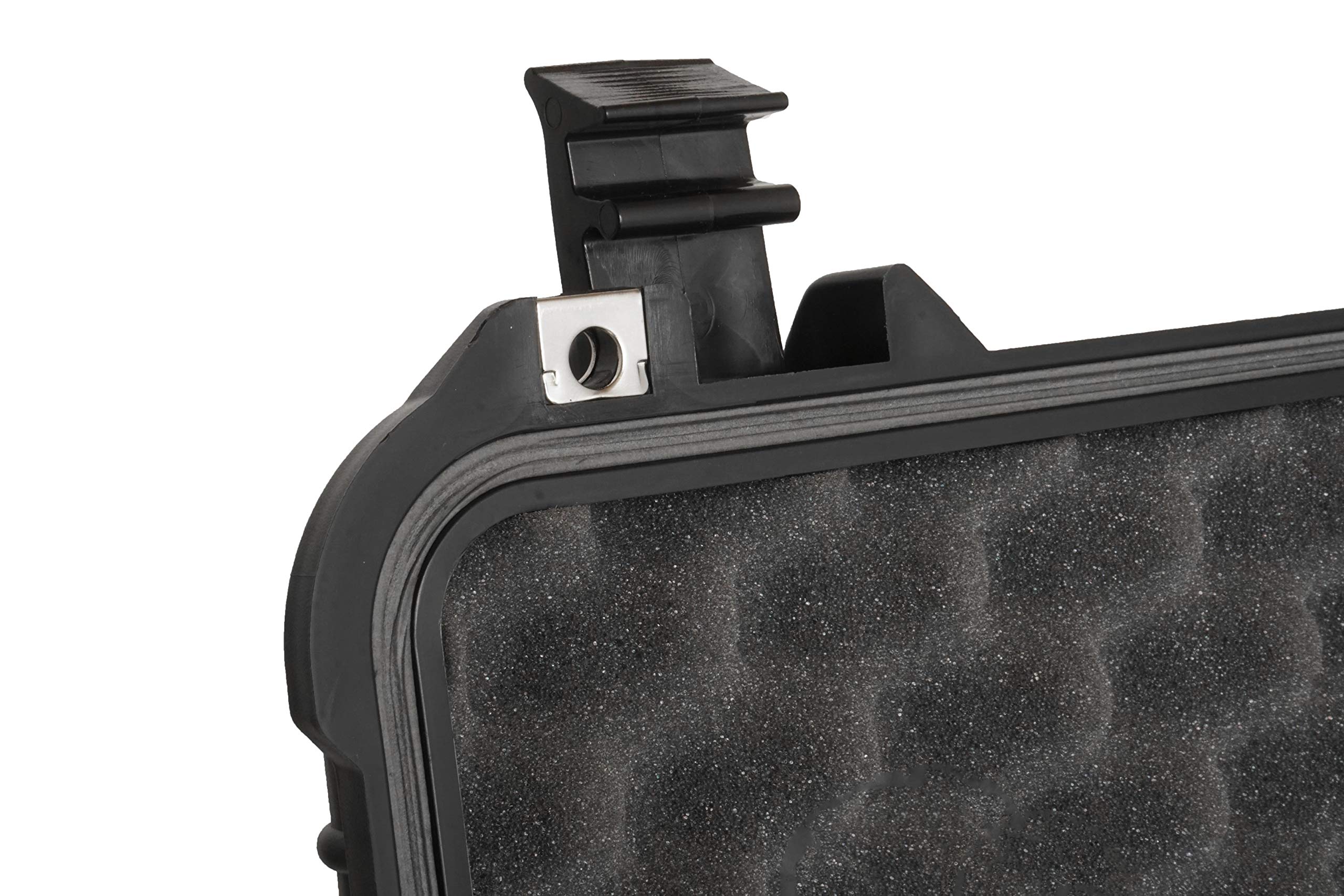 Case Club 5 Pistol & (up to) 30 Magazine Case with Accessory Pocket and Emergency Light - Pre-Cut, Heavy Duty, Waterproof, with Silica Gel for Gun Rust Prevention (Upgraded Gen-2)