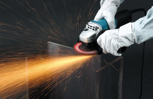 Makita 9557NB 4-1/2" Angle Grinder, with AC/DC Switch, Teal