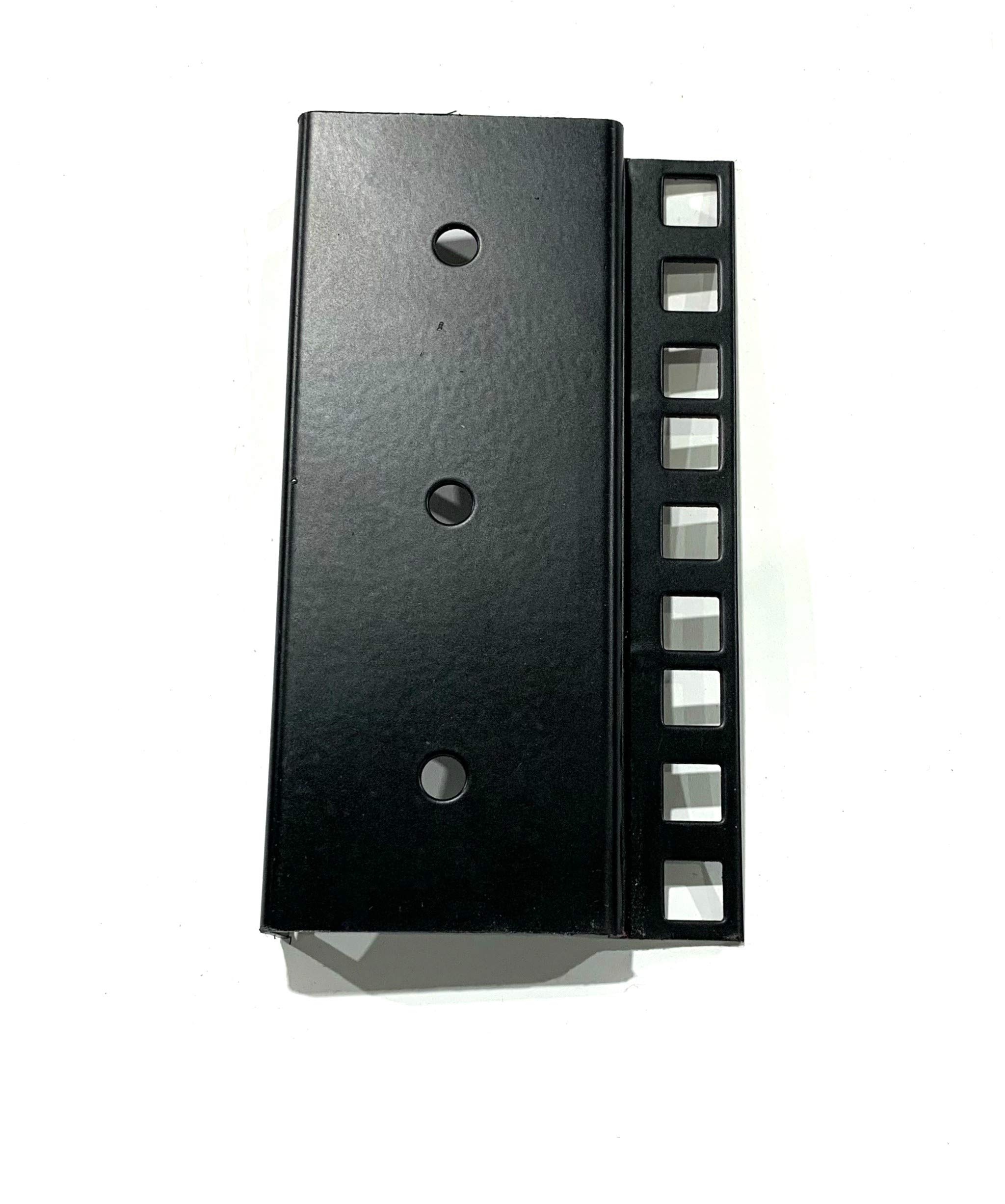 Steel Server Rack Rail with 3/8" Square Holes, 2U-45U (20U)