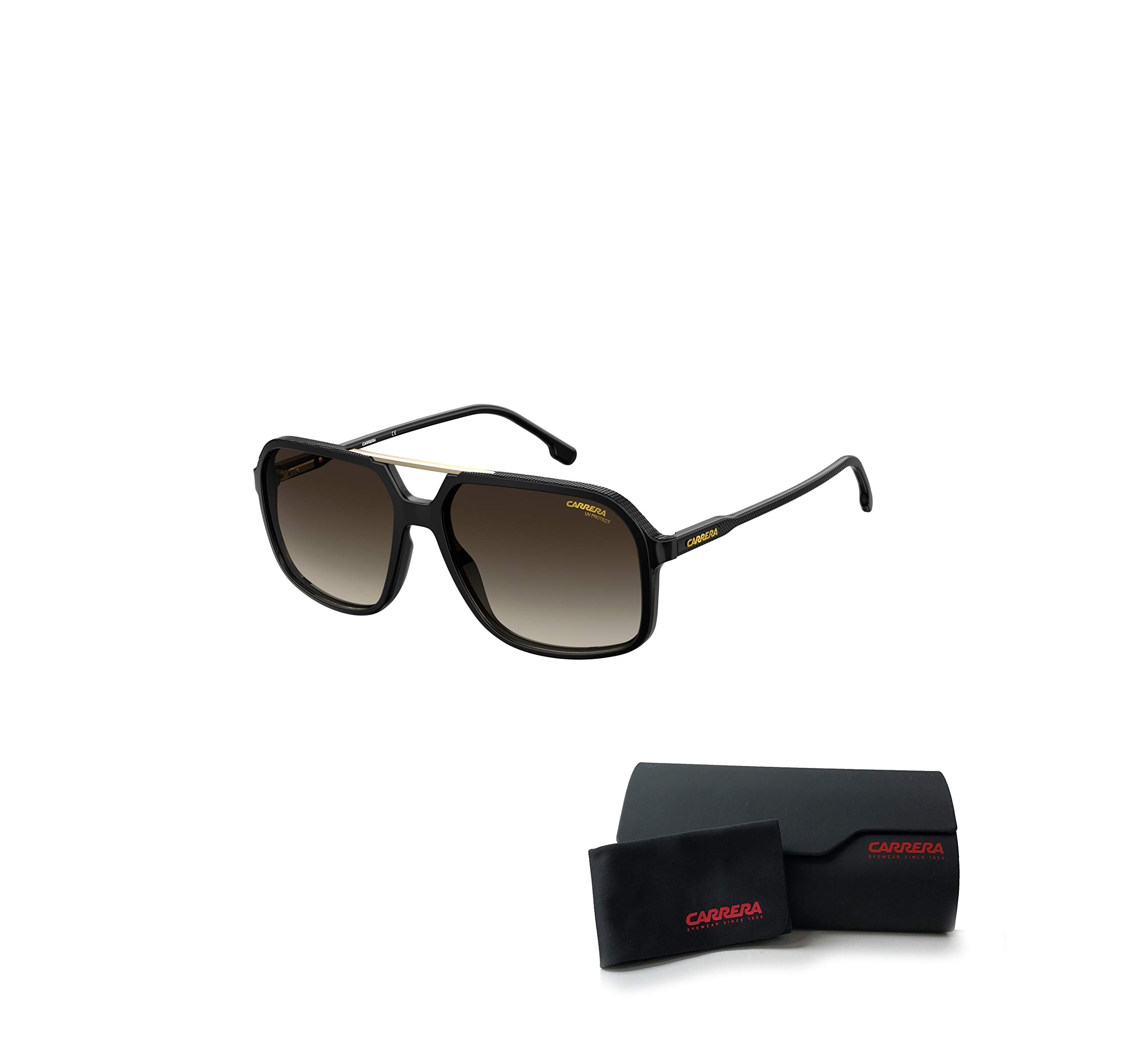 Carrera CA229/S 0PJP/KU 59M Blue/Blue Rectangular Sunglasses For Men For Women+ BUNDLE with Designer iWear Eyewear Kit
