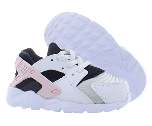 Nike Baby Boy's Huarache Run (Infant/Toddler) White/Pink Foam/Grey Fog/Off Noir 10 Toddler M