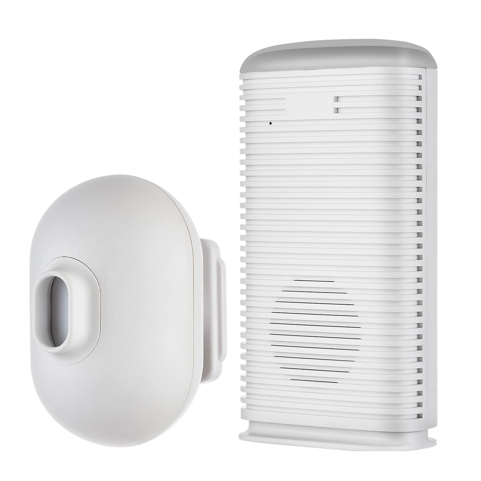 Driveway Alarm Weatherproof Outside Motion Detector Alarm Sensor 1/2 Mile Long Range Wireless Driveway Alarm Sensor Security Alert System 120dB 5 Volume Levels with 16 Chimes for Home and Property