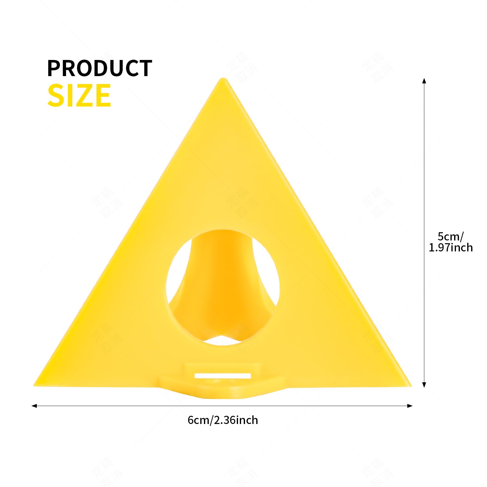 FDKJEJC Painters Pyramid Stands, 20pcs Paint Triangle Stands, Paint Stands for Painting, Mini Cone Paint Stands for Cabinet and Door Risers Support