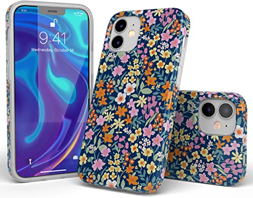 Casely iPhone 11 Case | Full Bloom | Navy Floral Case