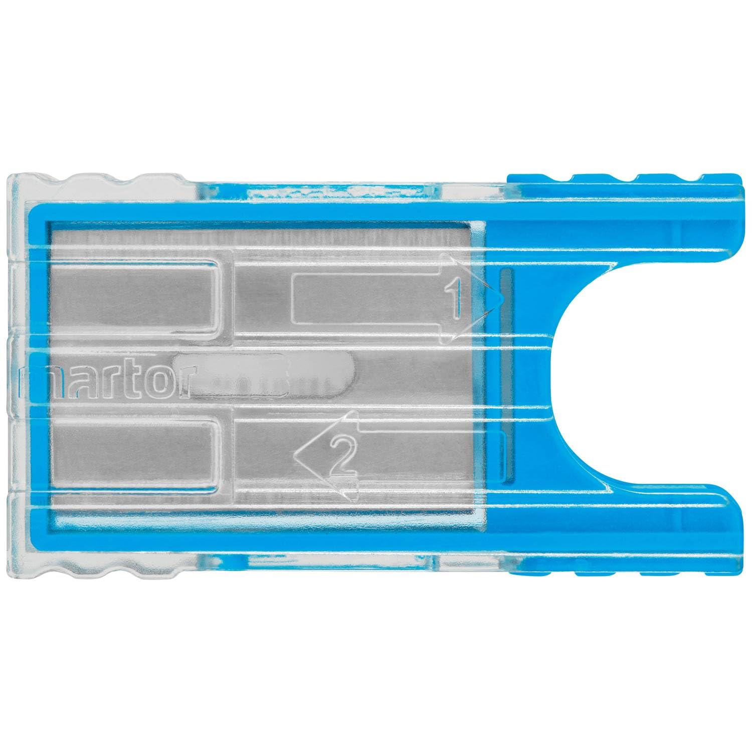 MARTOR No. 92043 Industrial Blade Replacement Blades Cutter Knife Safety Knife 18.5 mm Sharp in Dispenser 4-Way Use