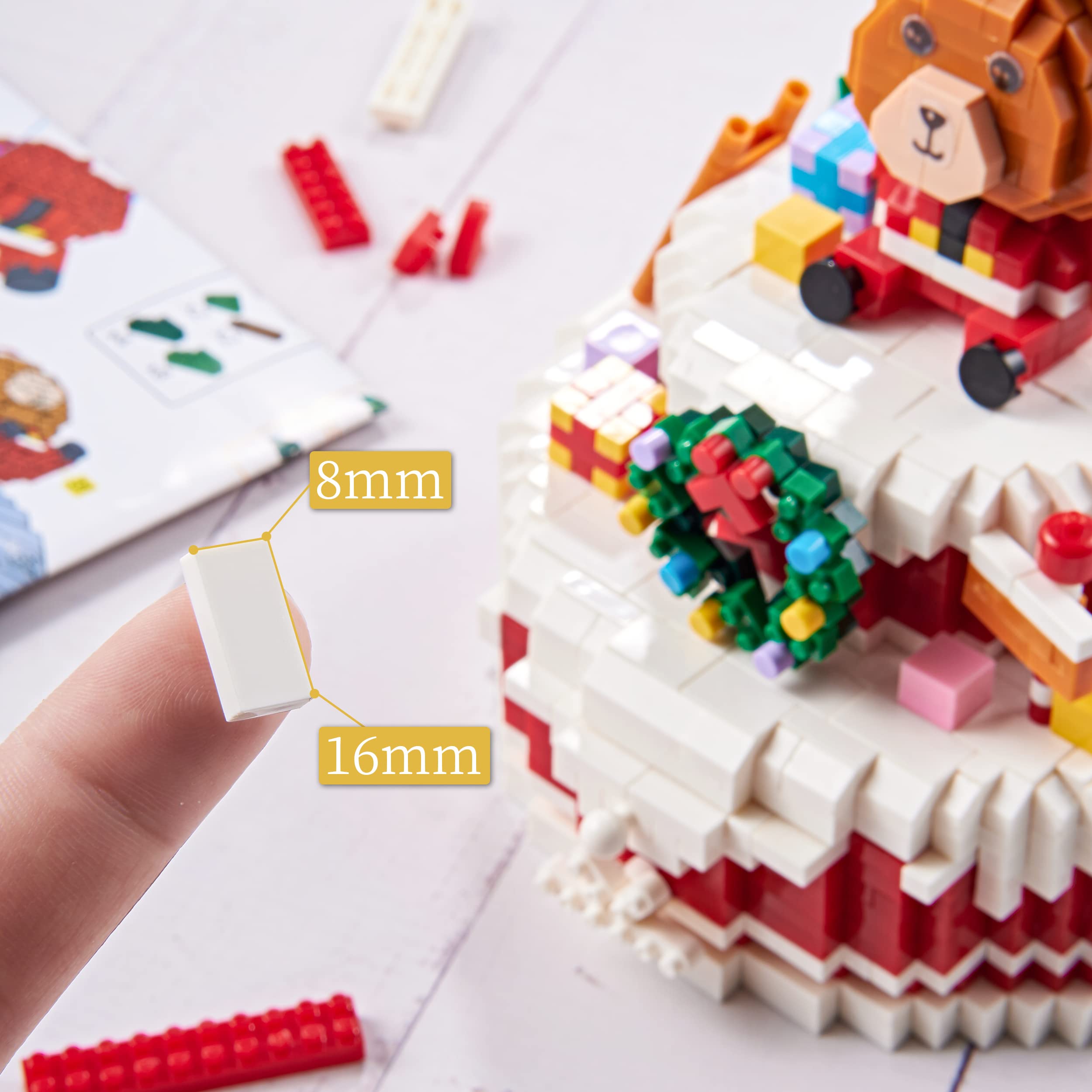 DOLBLOCK Architecture Micro Building Blocks Sets for Girls Educational Mini Bricks Modle Christmas Day Birthday Toy for Kids