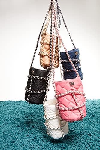 Steve Madden Quench Waterbottle Crossbody, Nude