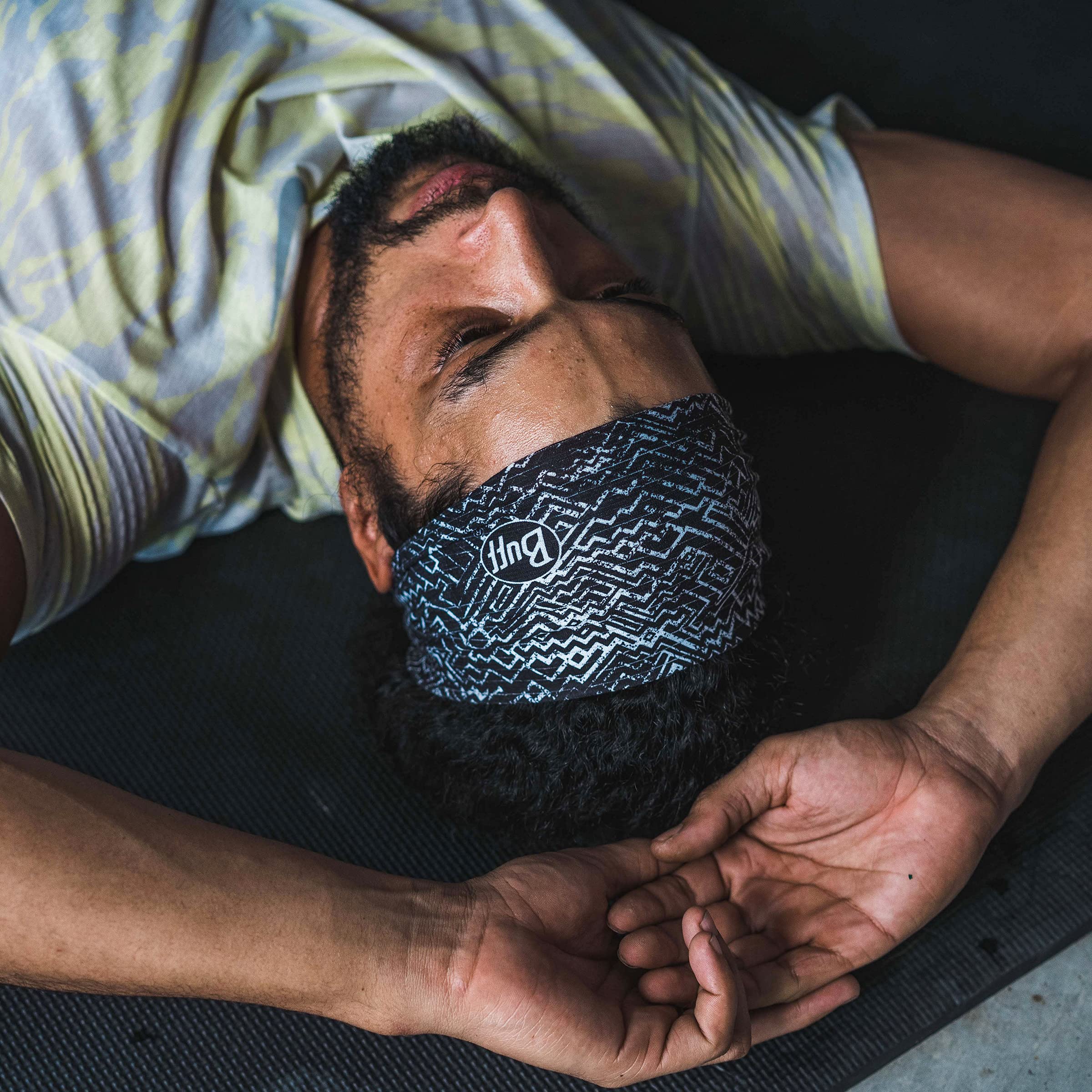 BUFF CoolNet UV Half Neck Gaitor, UPF 50 Sun Protection, Breathable, Cooling Bandana, Versatile, Quick Dry Face Mask, Bihar, Adult Size