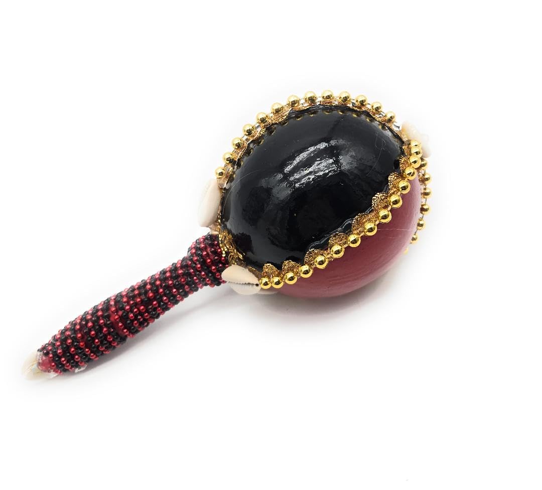 Maraca De Elegua(Esu) Pintado - Elegua(Esu) Rattle Painted