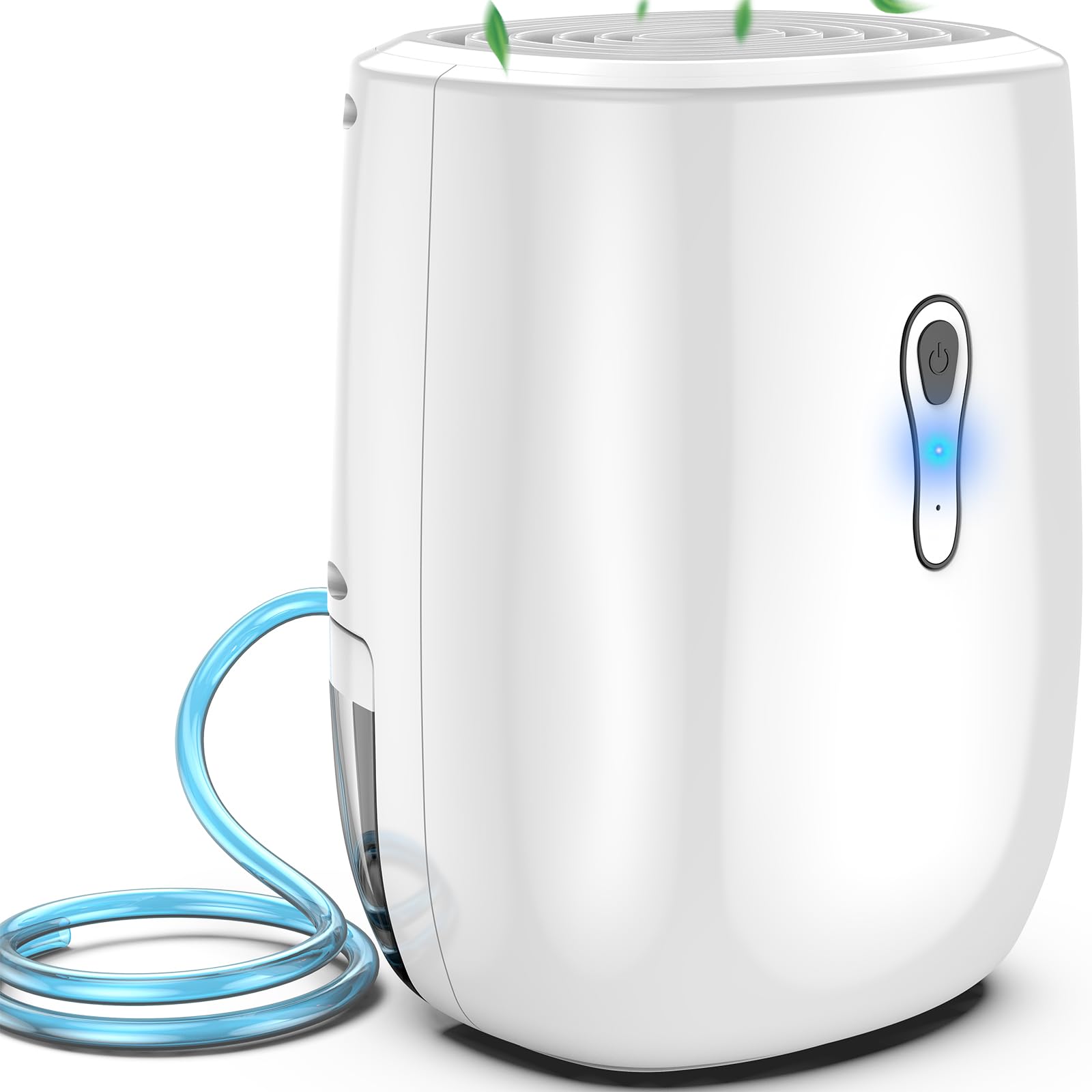 Dehumidifiers for Home, Small Dehumidifiers with Drain Hose(30OZ),(260 sq ft) Dehumidifier for Room, Auto Shut Off, 30dB Ultra Quiet, Dehumidifiers for Bathroom, Basement,RV,Bedroom