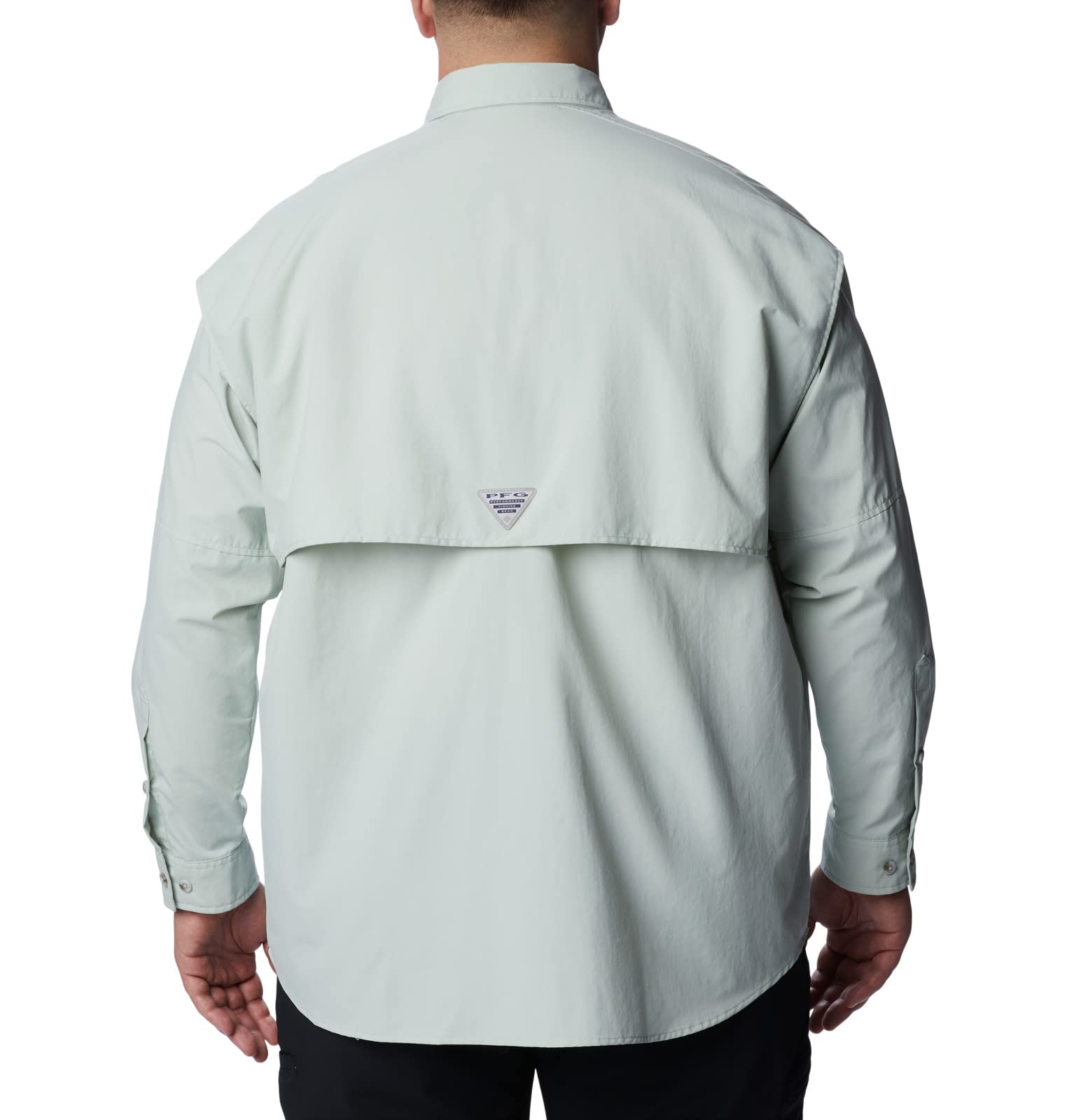 Columbia Men's Standard Bahama II Long Sleeve Shirt, Cool Green, X-Large