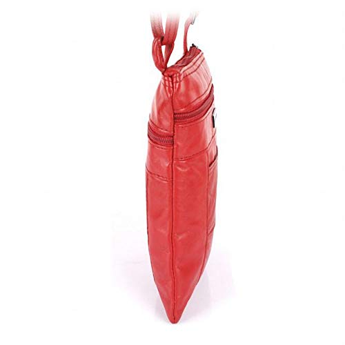 Marcellino Astrid Women's Crossbody Bag … (Red)
