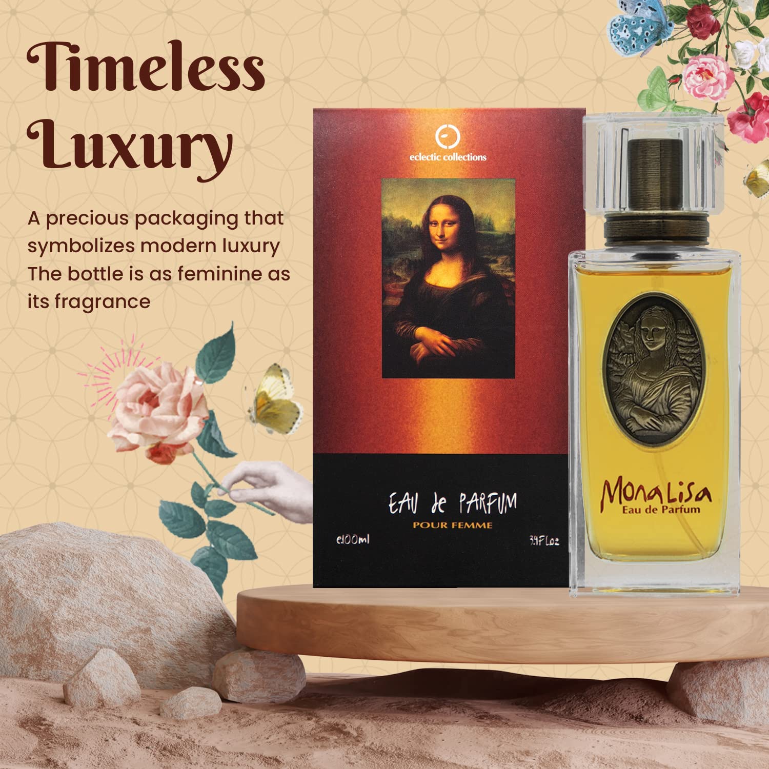 Eclectic Collections Womens Perfume INSPIRED by DIO... JADORE Perfume for Women - Ylang-Ylang, Damascus Rose - Floral, Feminine, Voluptuous, Sensual - (3.4 fl oz / 100 ml)