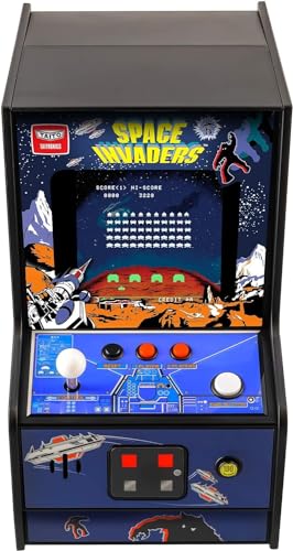 My Arcade Space Invaders Micro Player: Mini Arcade Machine Video Game, Fully Playable, 6.75" Collectible Premium Edition
