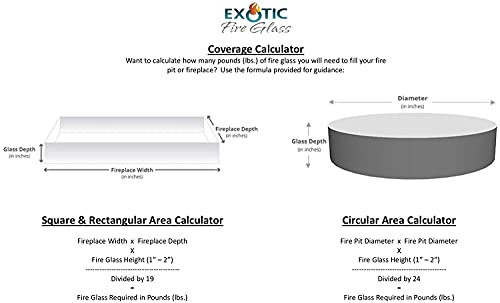 Exotic Fire Glass | Cobalt Blue Reflective Fire Pit Glass | 25 Pound Bag | Small 1/4 Inch Glass Size | Perfect for Any Natural Gas or Propane Outdoor Fire Pit